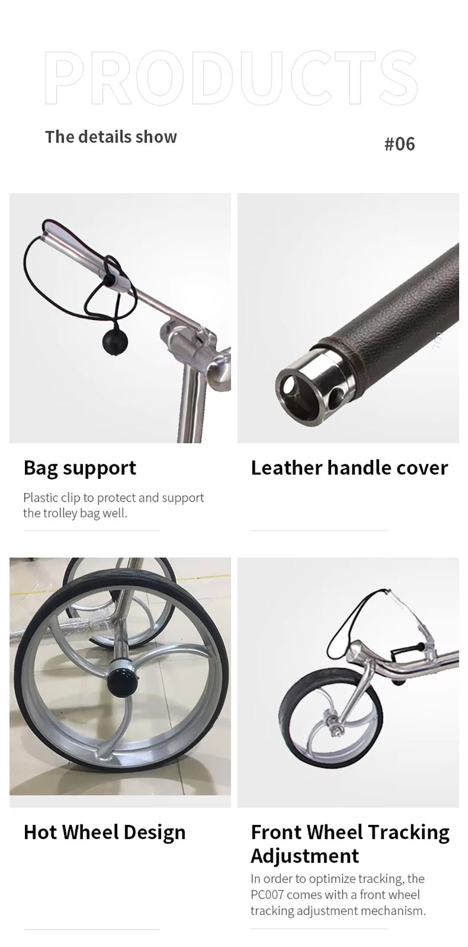 Wholesales 3 Wheels Stainless Steel Ss Golf Push Trolley - Buy China ...