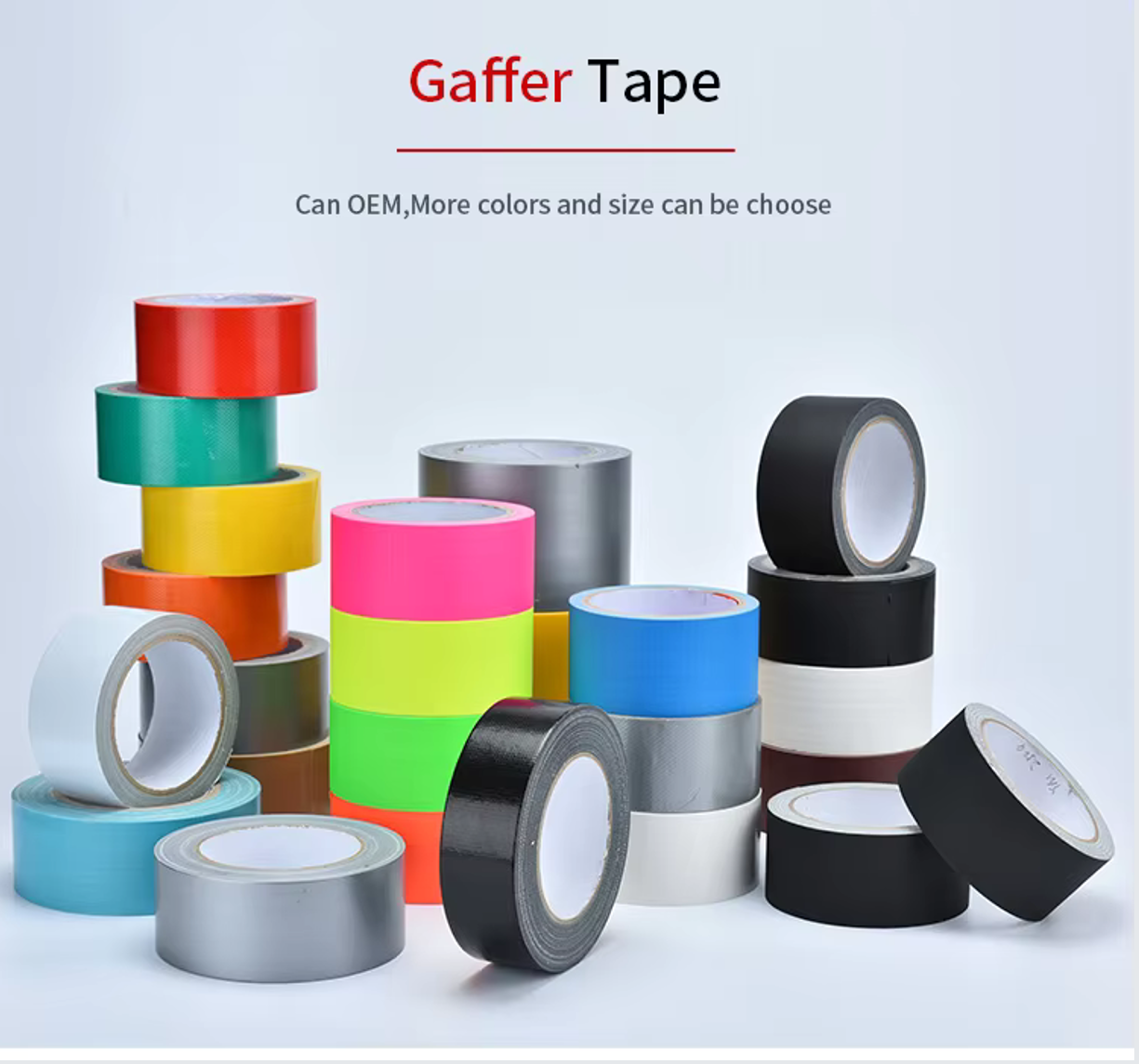 Heavy Duty Waterproof Strong Adhesive Fabric Floor Cloth Duct Tape For ...
