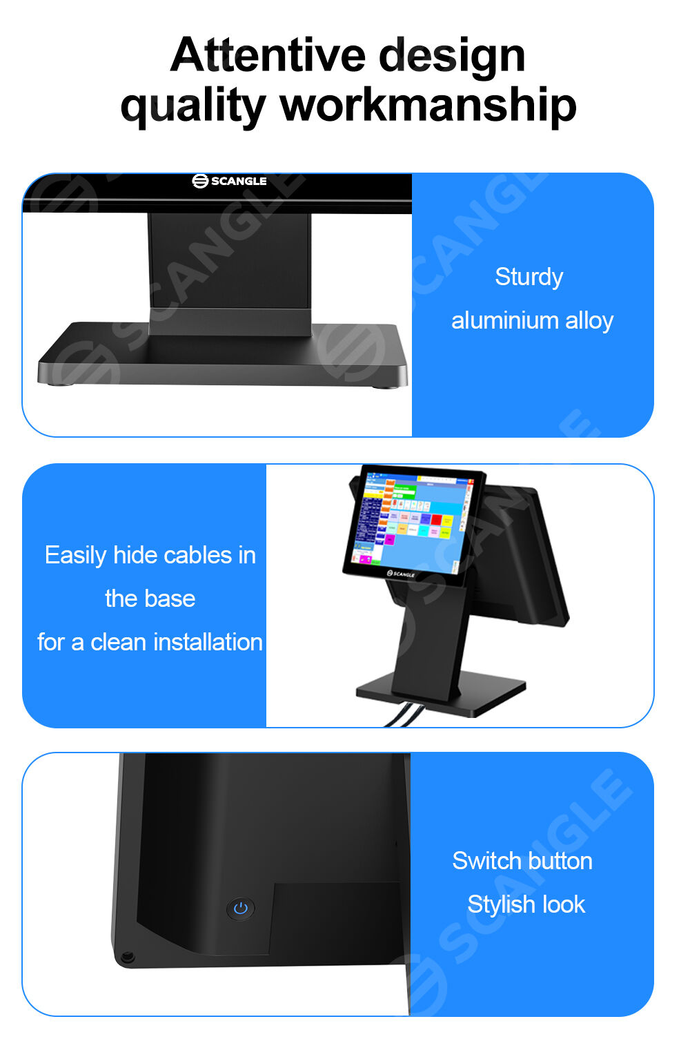 Buy China Wholesale Scangle D5 15 Inch Touch Pos Machine For Restaurant ...