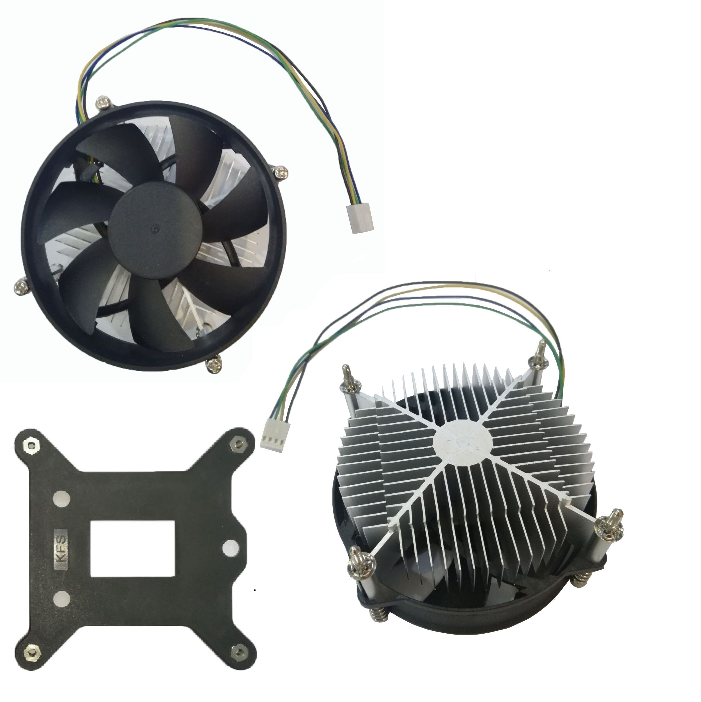 Competitive Cheap Cpu Cooler &dc Fan & Aluminum Heat Sinks For Lga 775 ...