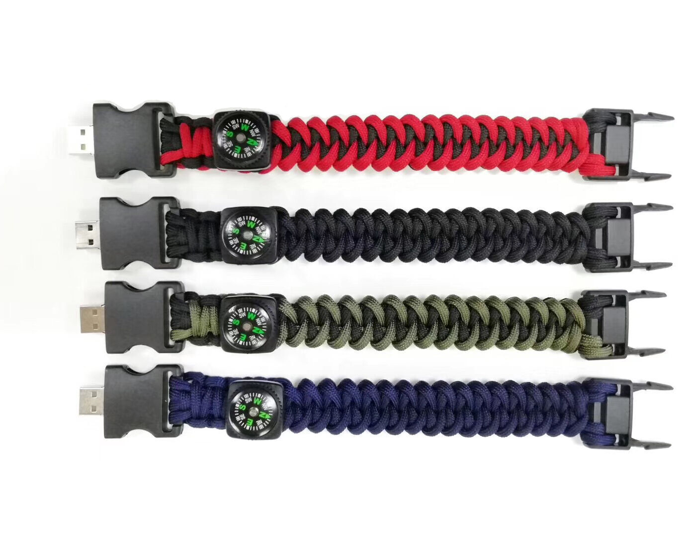Nylon Bracelet Usb With Compass Flash Drive Usb 2.0 Pen Drive 4g 8g 16g ...