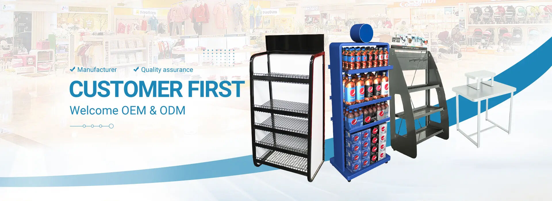Supermarket Retail Flooring Metal Wire Gird Storage Basket For Umbrella ...