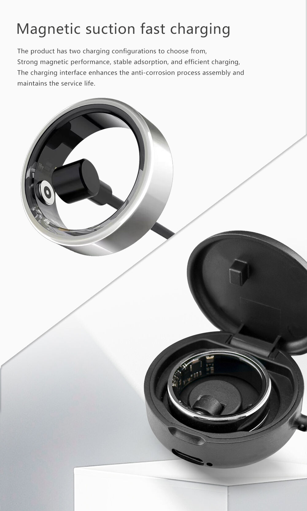 2024 Sr02 Smart Ring Fitnesstracker Heart Rate & Sleep Blood Oxygen ...