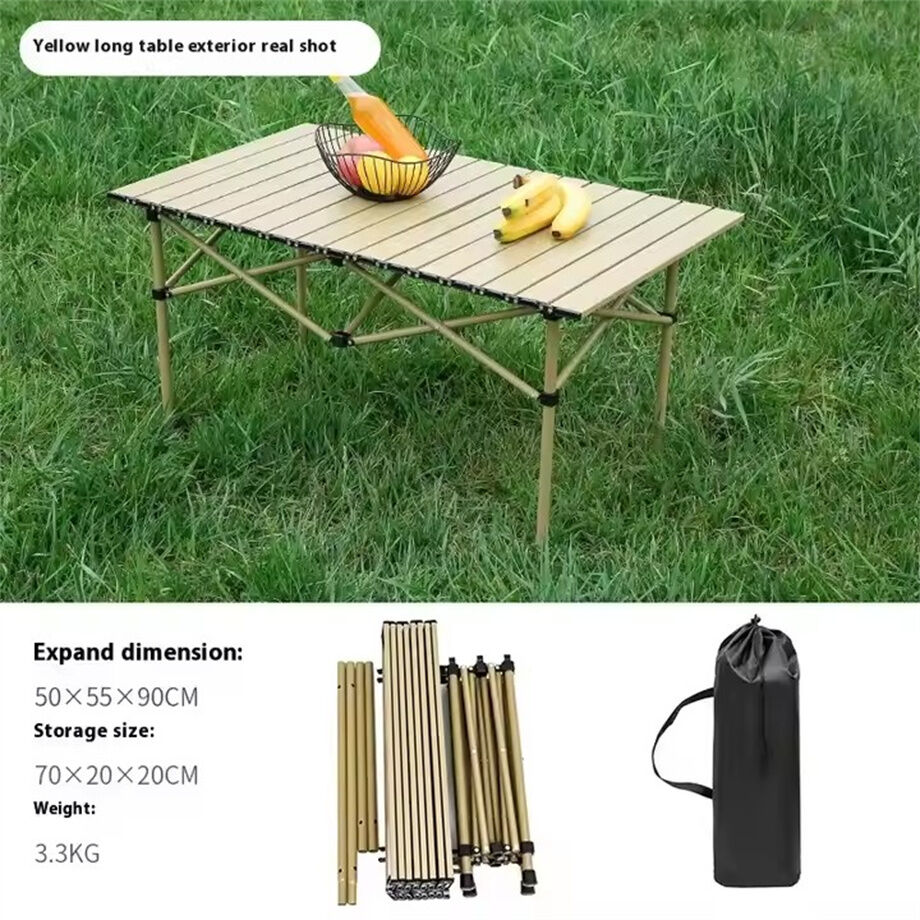 Full Size Customizable Folding Travel Table Portable Light Luxury ...