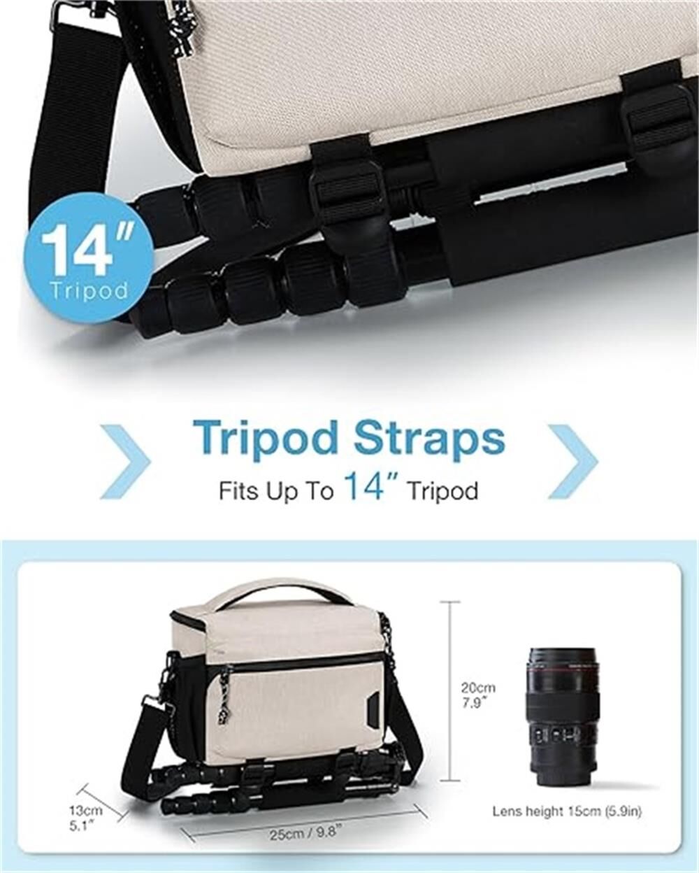 Small Camera Bag For Photographers, Compact Camera Shoulder Bags For ...
