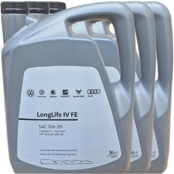 Motor Oil Original Vw 0w-20 Longlife Iv Fe (3x 5 Liters), Motor Oil ...