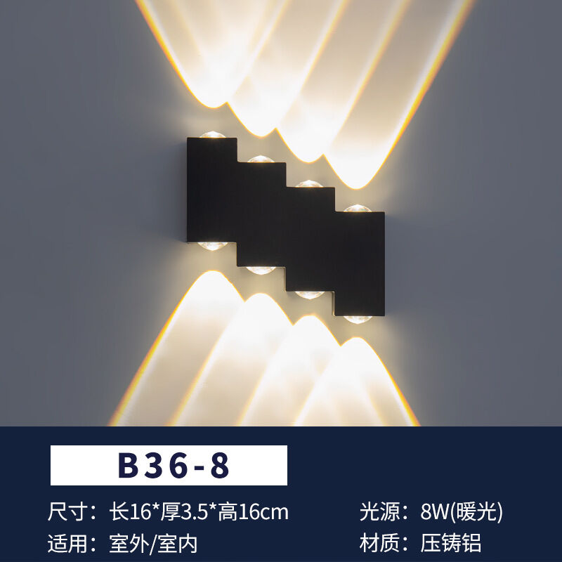 Outdoor Waterproof Exterior Wall Light Modern Simple Led Outdoor ...