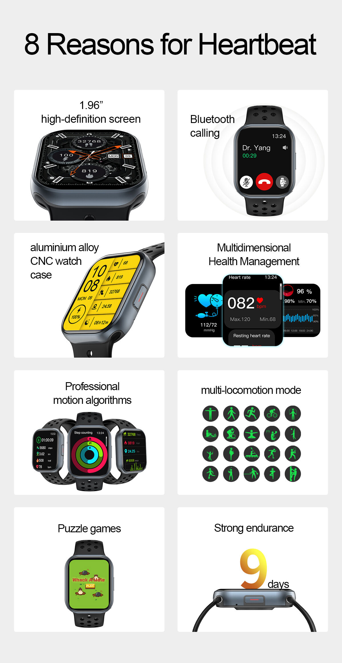 Bulk Buy China Wholesale New Function Voice Call Nhj13 Smartwatch Sport ...