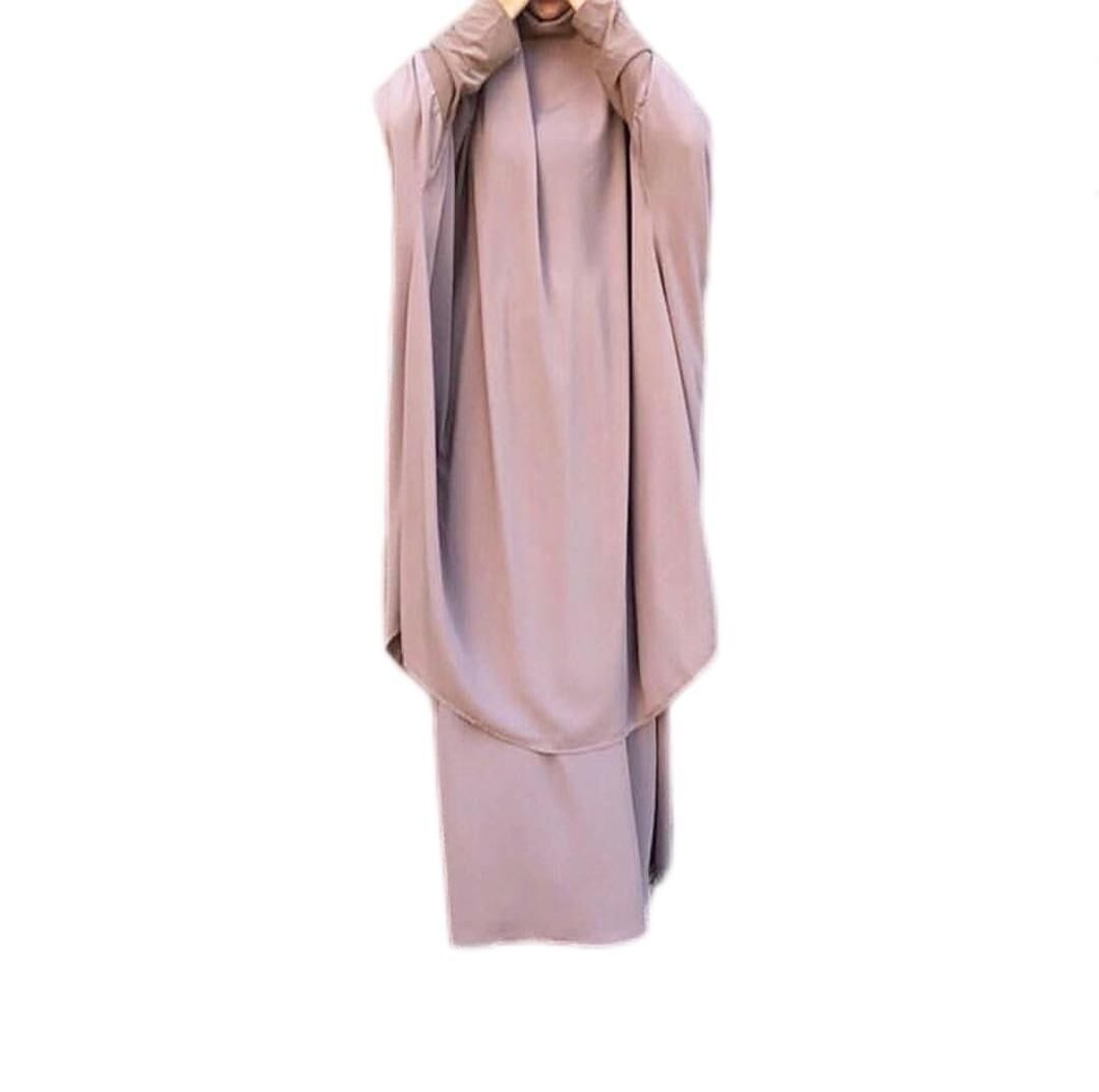 Wholesale Pure Colors Hijab Khimar Abaya Arab Jilbab Khimar Muslim ...