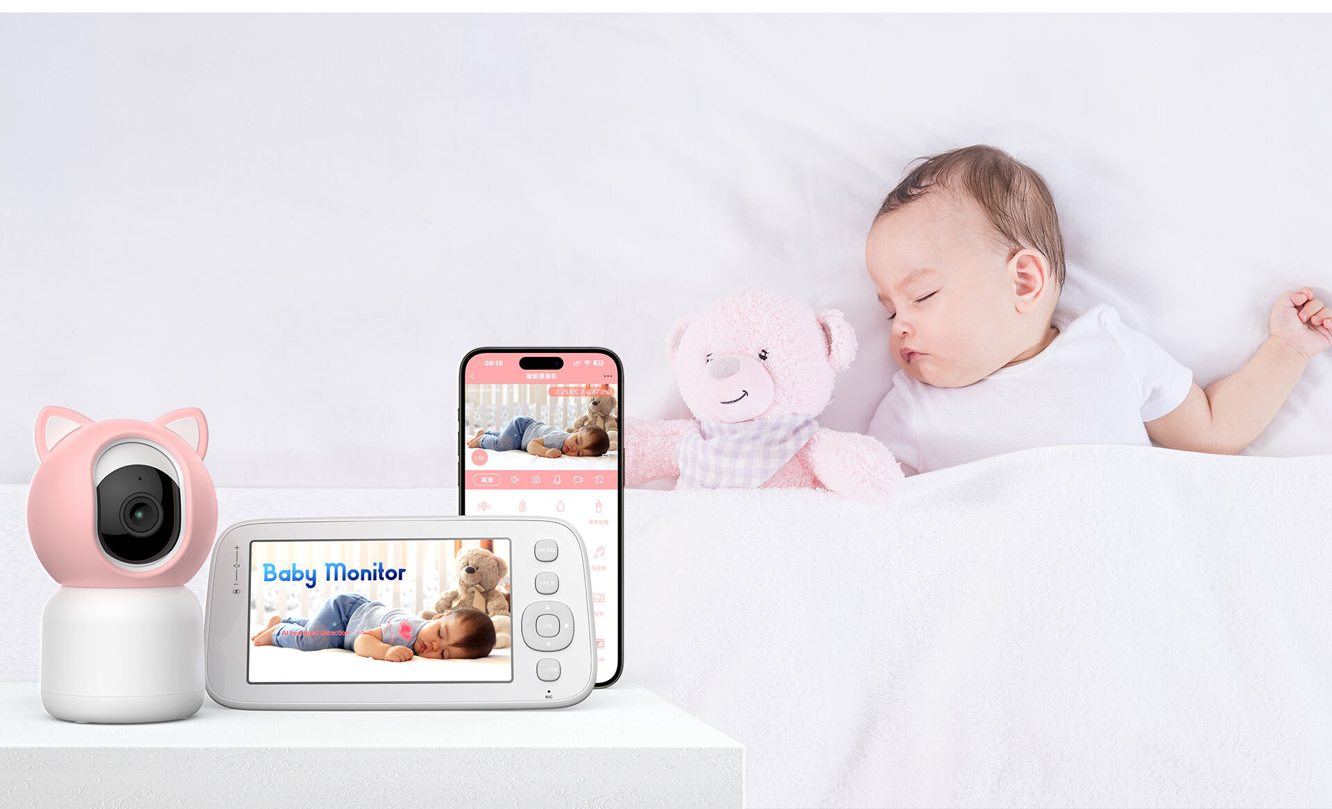 2k 3mp Indoor Pan/tilt Security Camera,ideal For Baby Monitor/pet ...