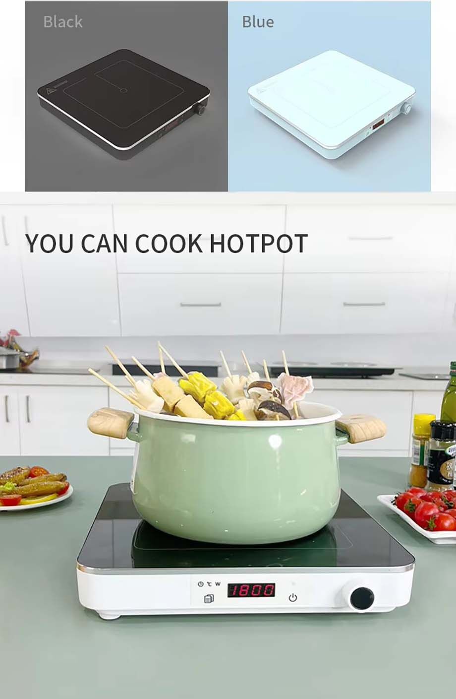 2024 Induction Cooker, Induction Cookers, Single Cooktop, Wireless ...