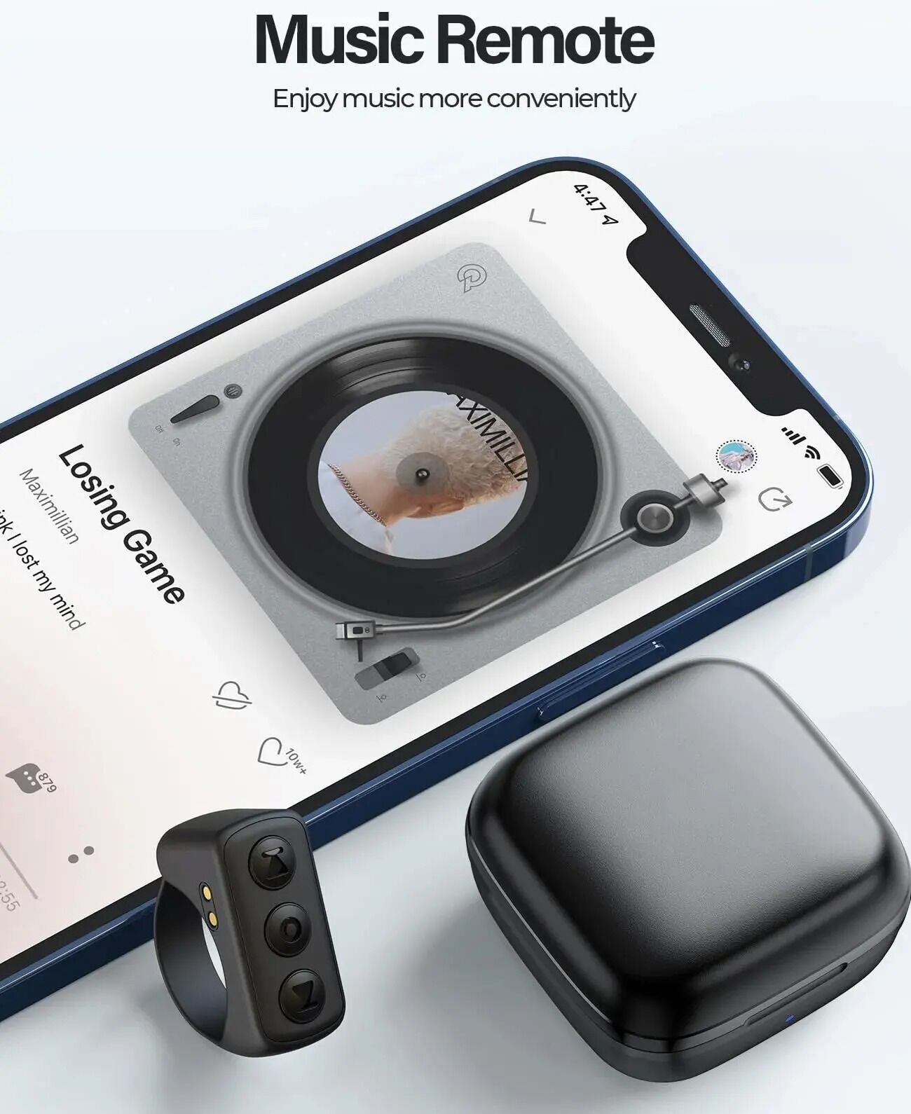 Smart Scroll Ring Remote Control For Tiktok - Hands-free Scrolling ...