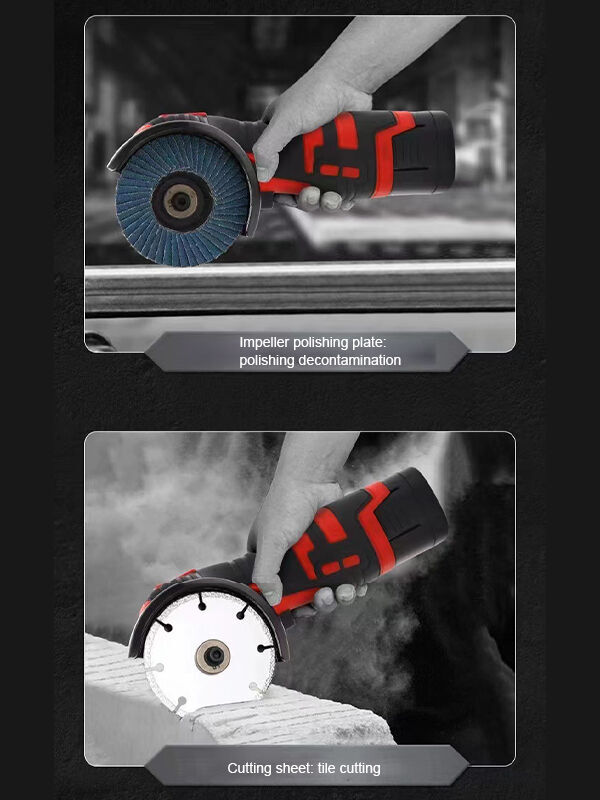 Cordless Power Tools Mini Brushless Angle Grinder With Battery - Expore ...