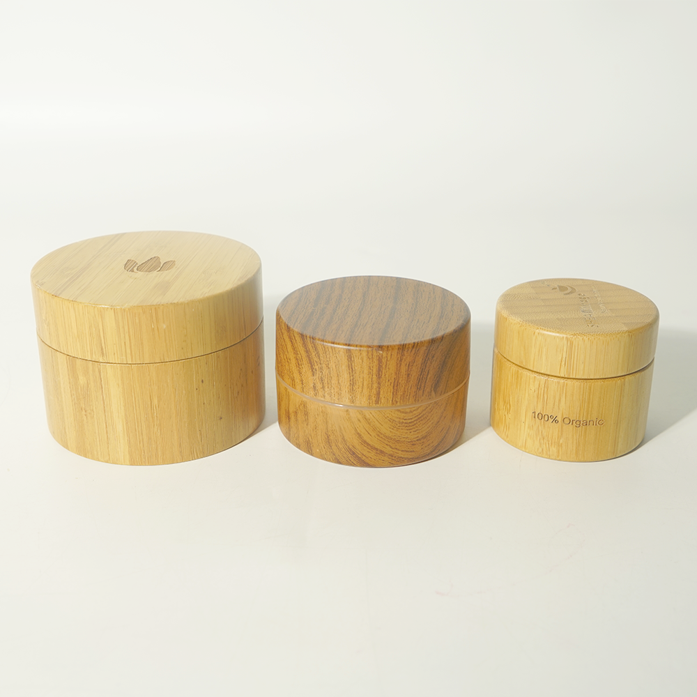 Wholesale Harderson 50ml Bamboo Plastic Cream Jars With Lids Shampoo ...