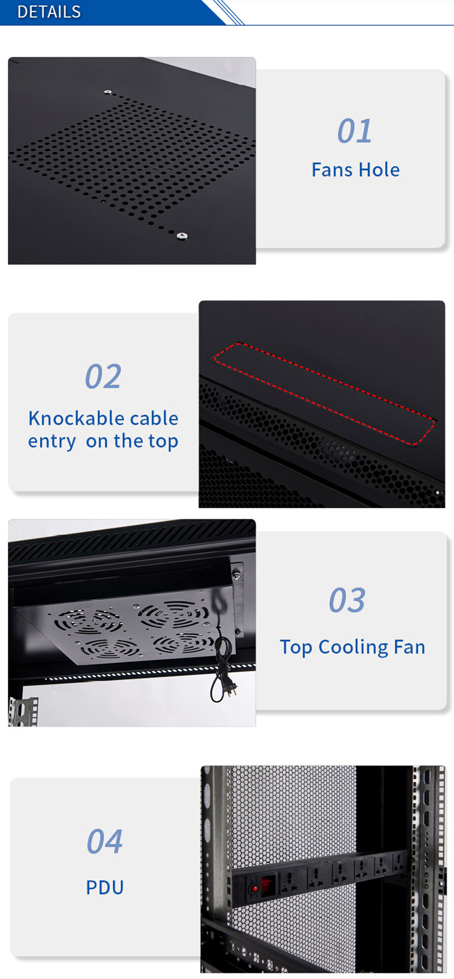 Bulk Buy China Wholesale Standard Data Center Server Rack 42u Floor ...