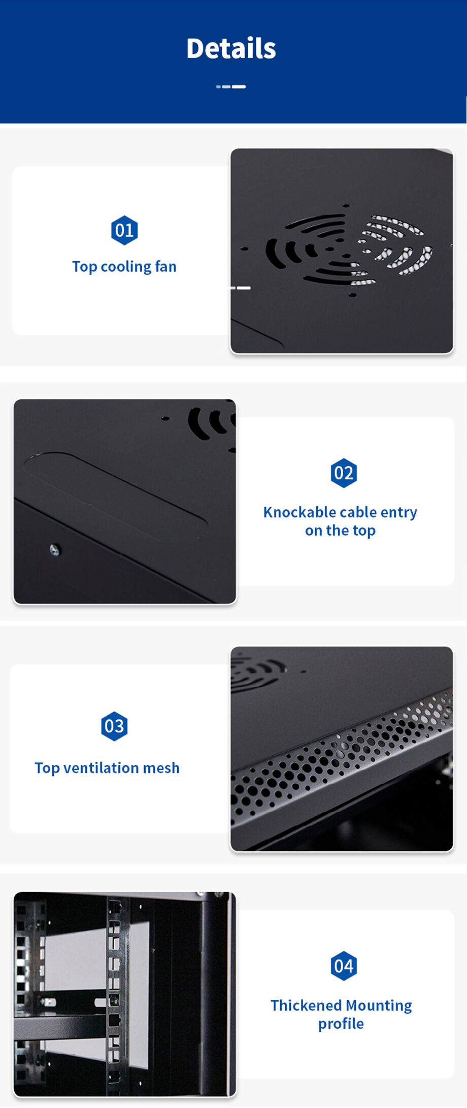 Outdoor Network Rack 4u 42u 19-inch Standard Steel Metal Server Cabinet ...