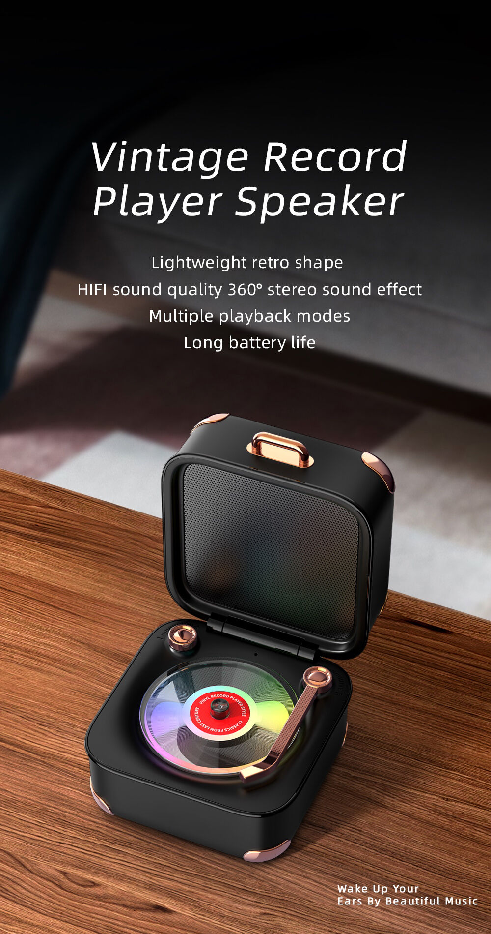 Boxy Wireless Portable Speaker Superior Audio Quality Long Battery Life ...