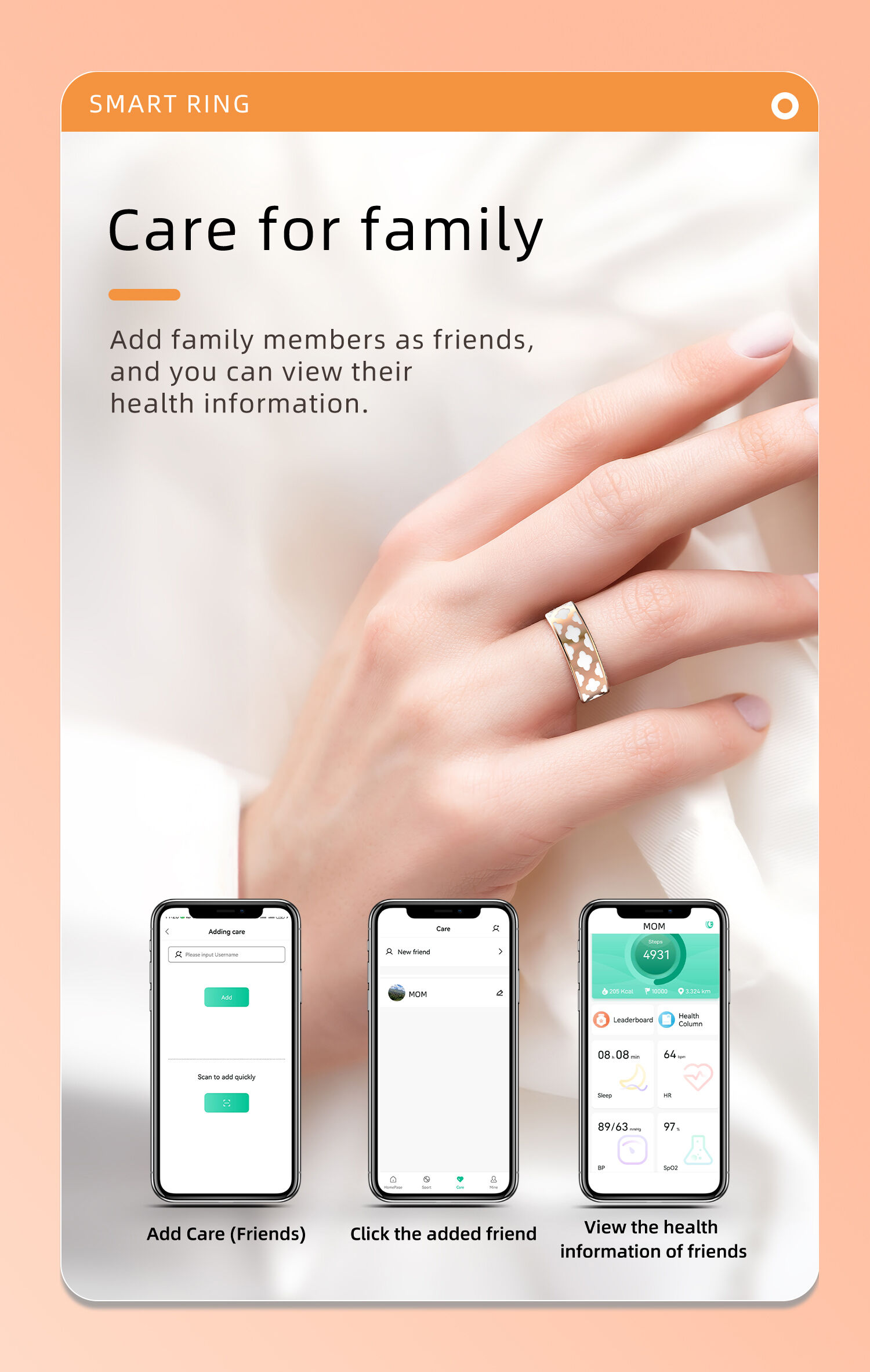 Buy China Wholesale Wholesale Smart Ring With Enenal Colors For Ladies ...