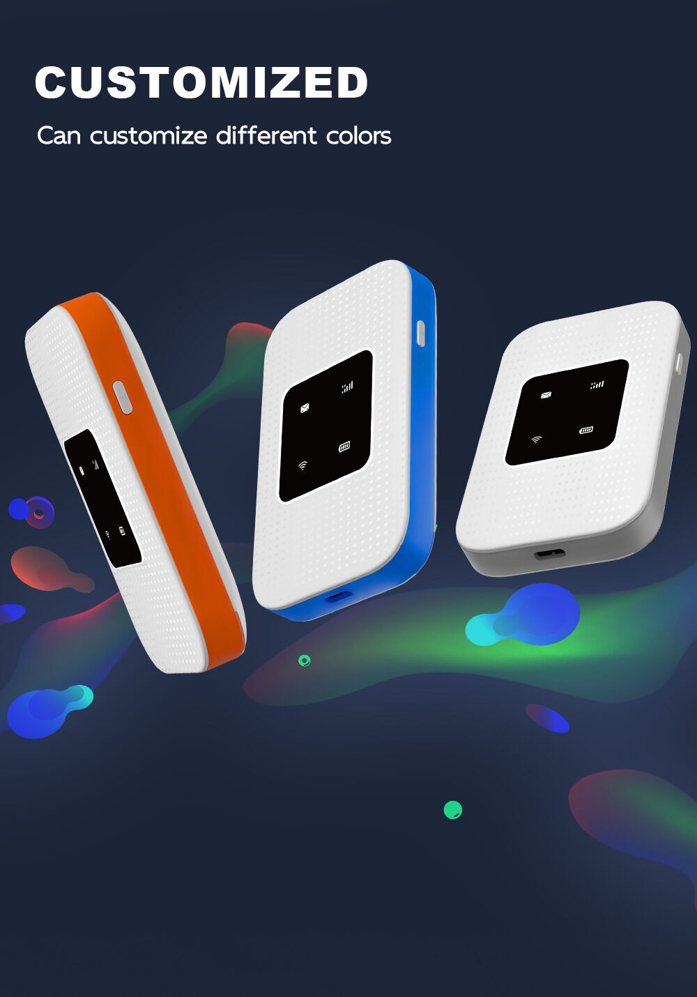 3000mah 4g 5g Wireless Router Screen Mifis Mobile Wifi Router Oem ...