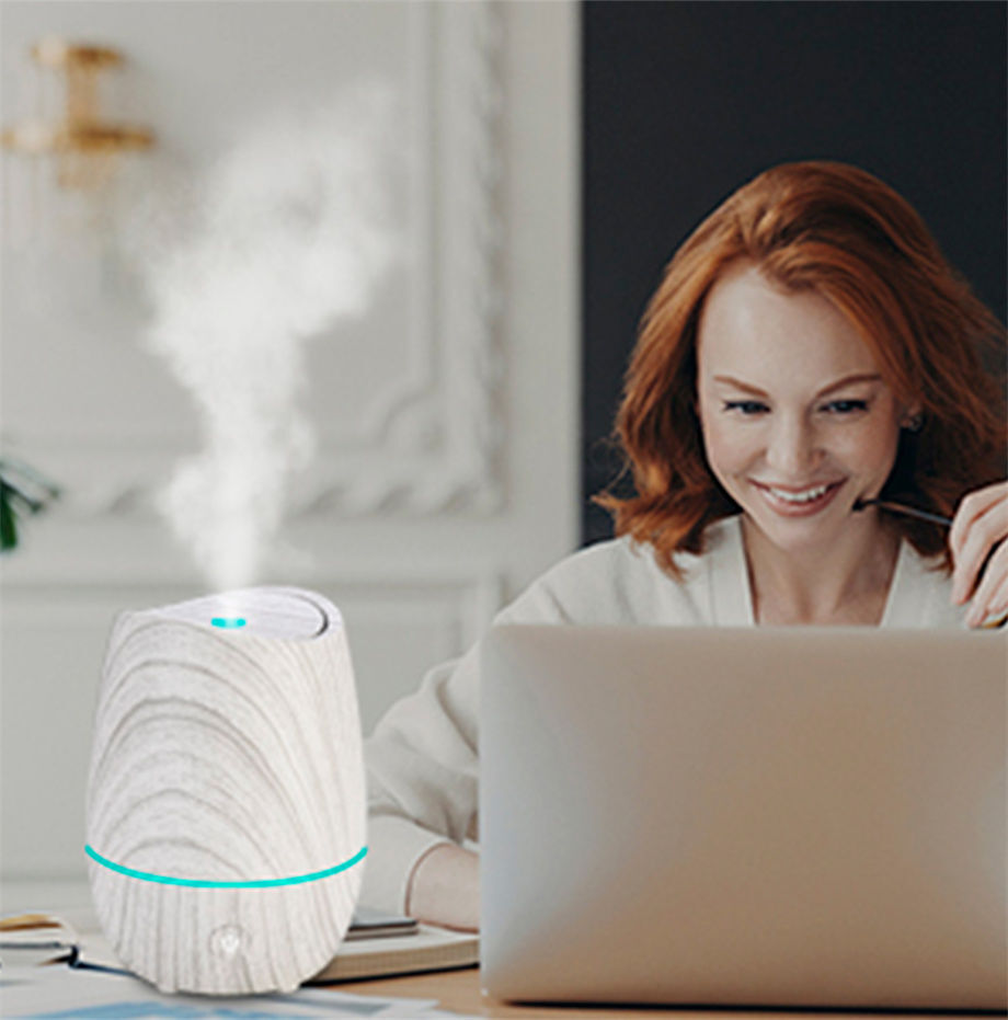 300ml Decorative Ultrasonic Diffuser Aroma Diffuser With Bluetooth Speaker Fragrant Air ...