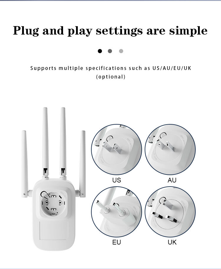 Bulk Buy China Wholesale 5.8g Dual Band 1200mbps Wifi Repeater With 2 ...