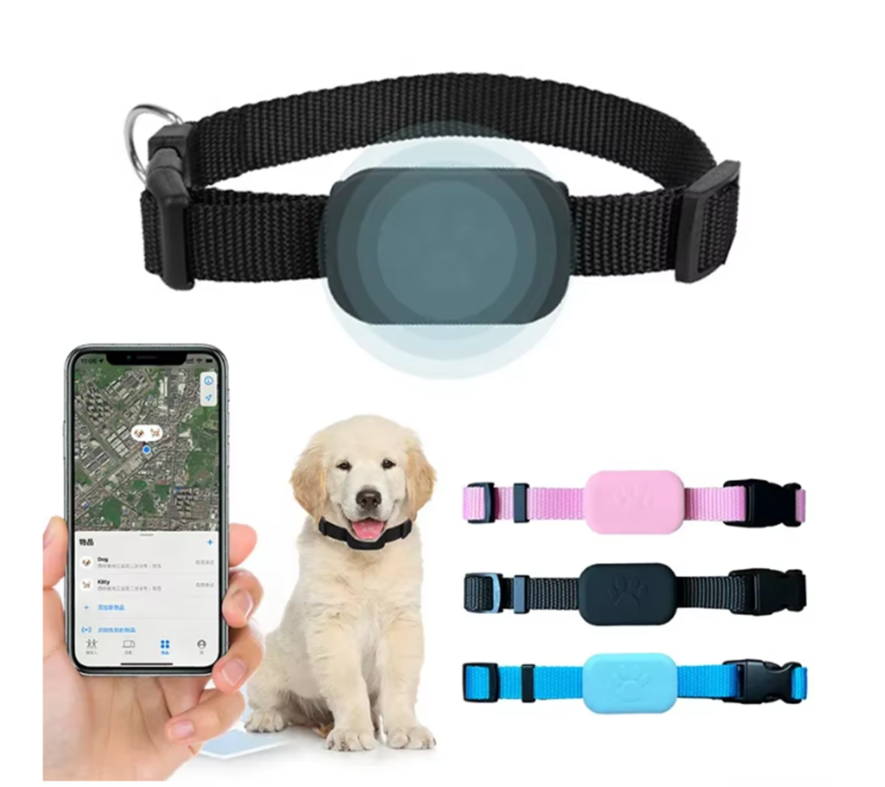 Buy China Wholesale Pet Cat Dog Anti-lost Device Smart Locator Tracking ...