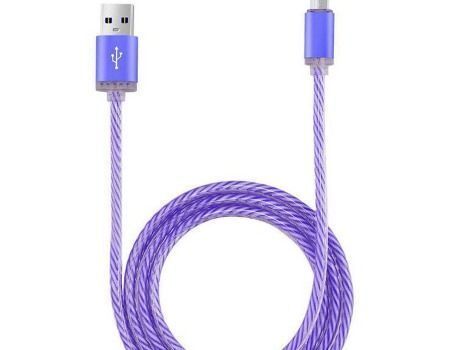 Led Mobile Phone Cables With Usb 2.0 Connectivity For Fast Charging ...
