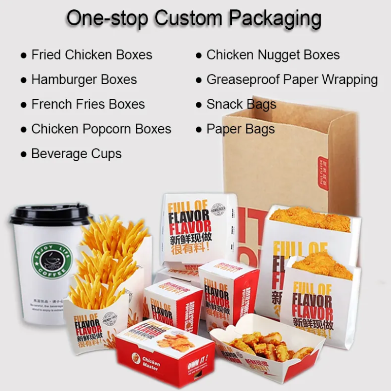 Brown Kraft Sustainable Hotdog Box Disposable Food Container Takeaway ...