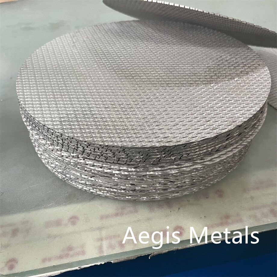 0.5 1 1.5 2 Mm Thick Diamond Hole Flattened Anode Titanium Expanded ...