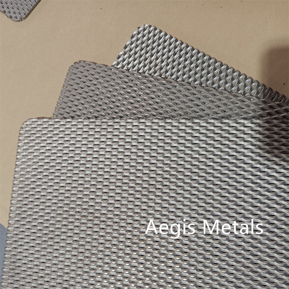 0.5 1 1.5 2 Mm Thick Diamond Hole Flattened Anode Titanium Expanded ...