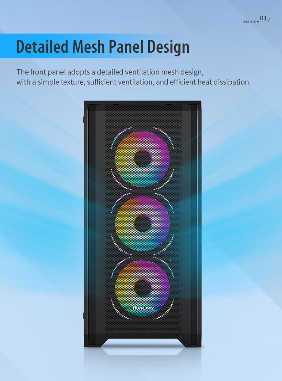 Factory Direct High Quality China Wholesale Huntkey Pc Case Gx750a ...