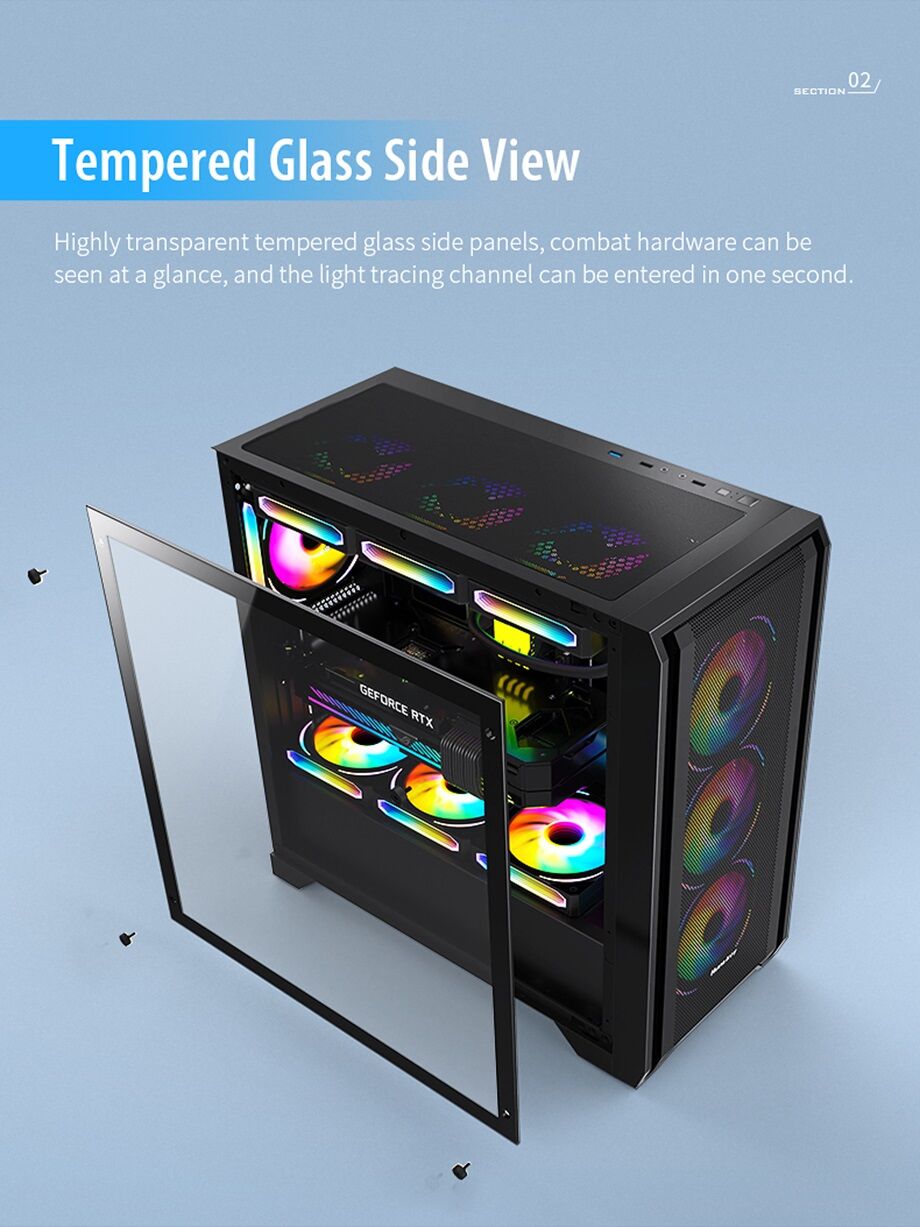 Factory Direct High Quality China Wholesale Huntkey Pc Case Gx750a ...