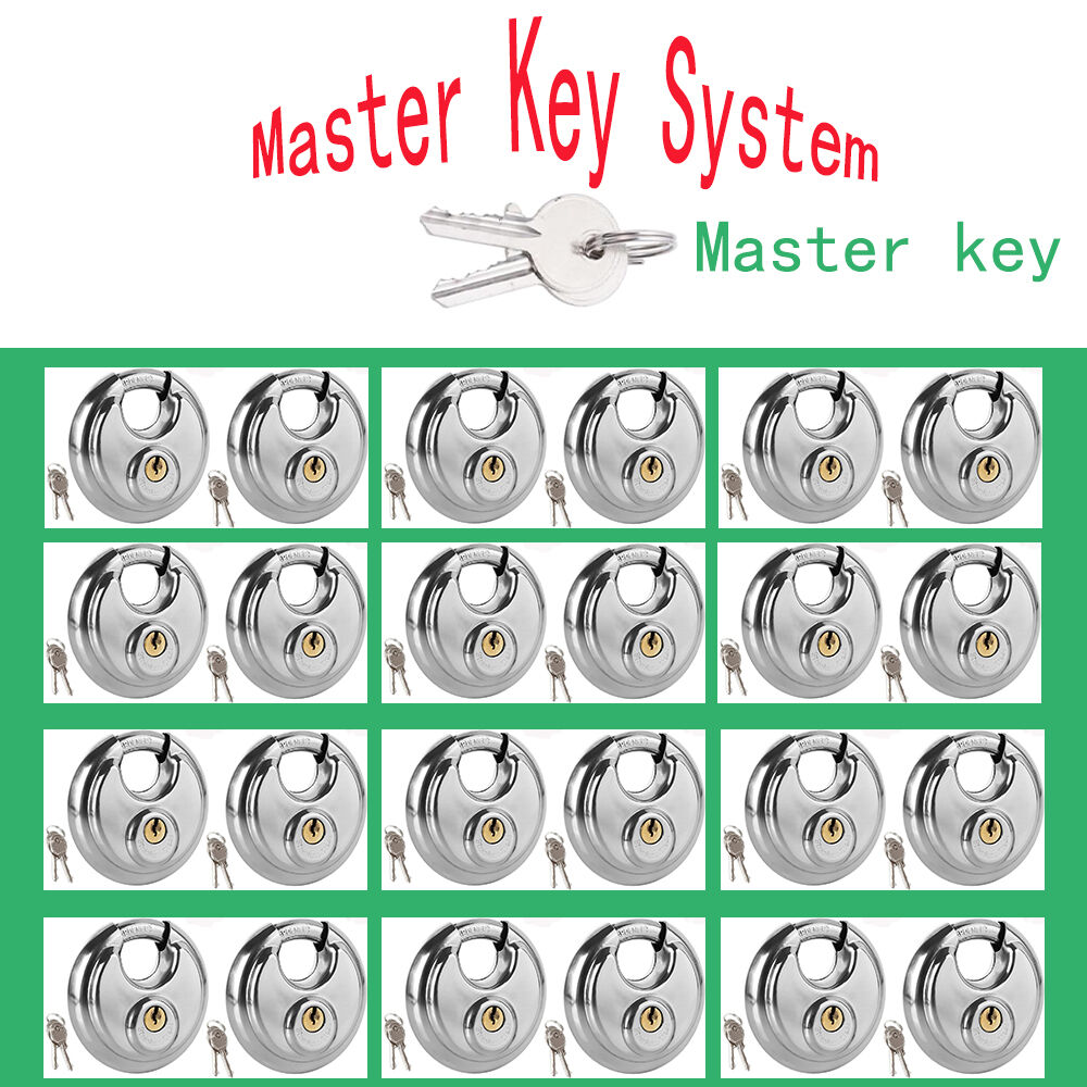 Master Key System In Stainless Steel Discus Locker Lock Heavy Duty ...