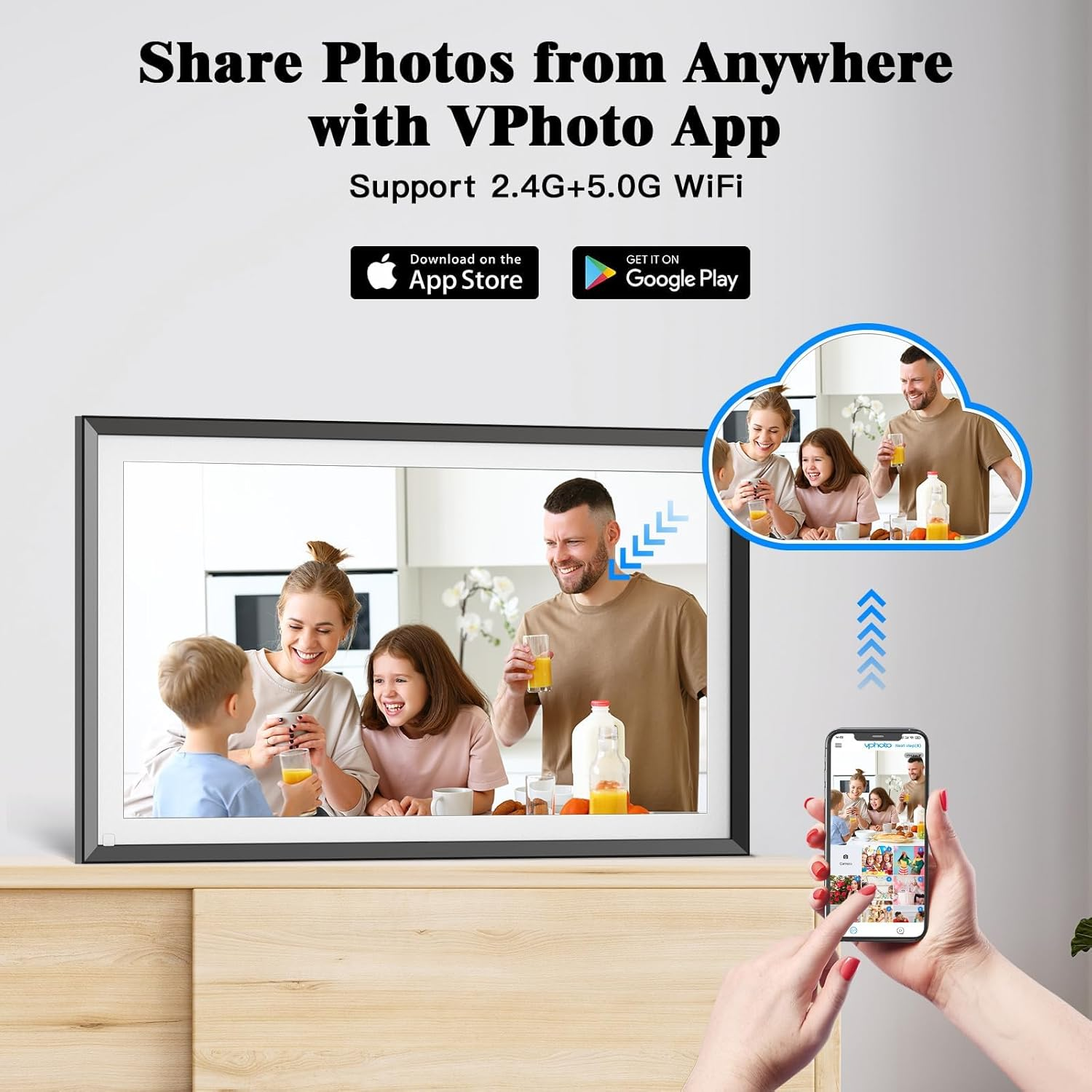 Manufacturer For Wood Digital Picture Frame For Home Using Bulk Good ...