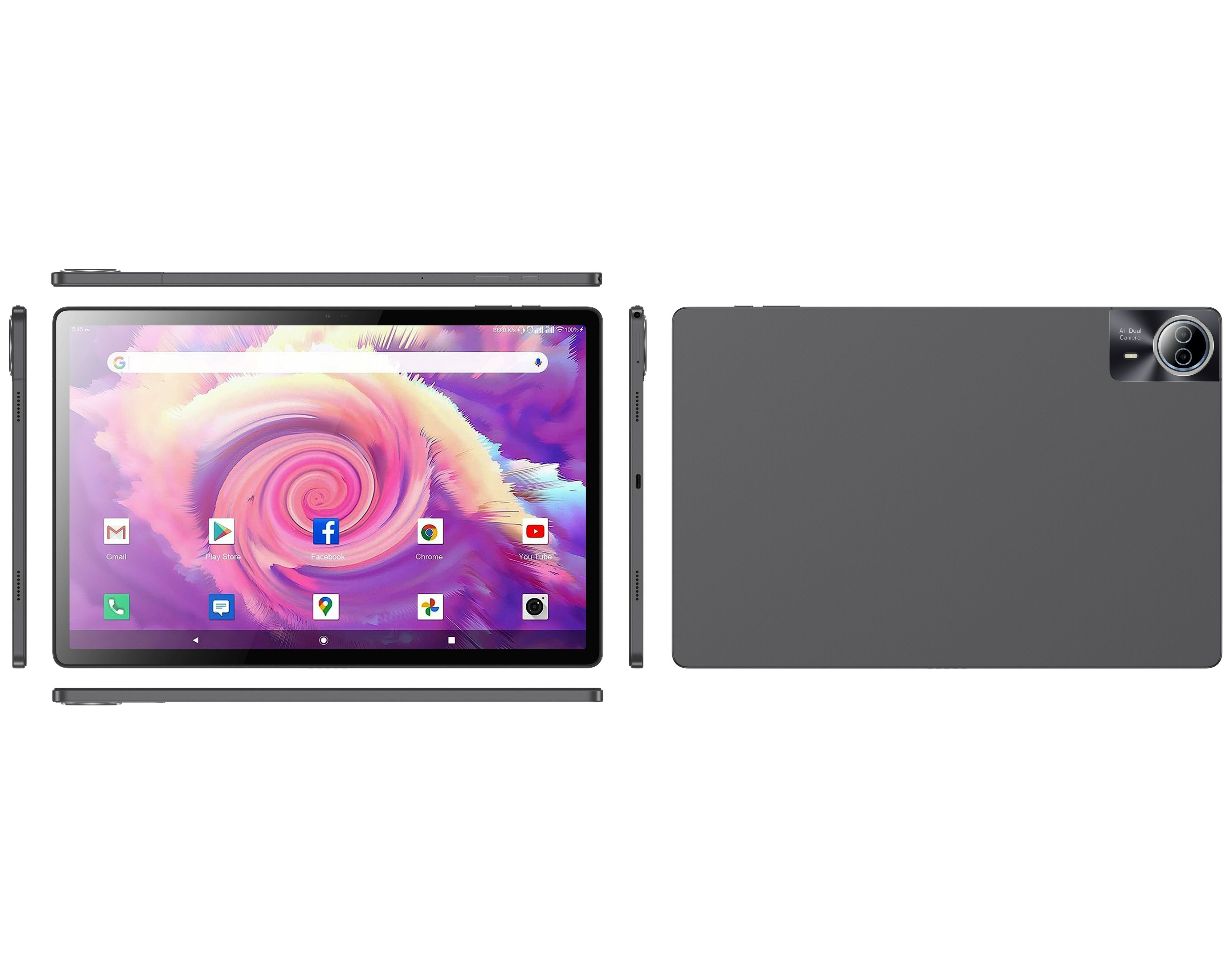 2025 14 Inch Fhd 4g Lte Slim Narrow Edge Metal Android Tablet Octa Core ...