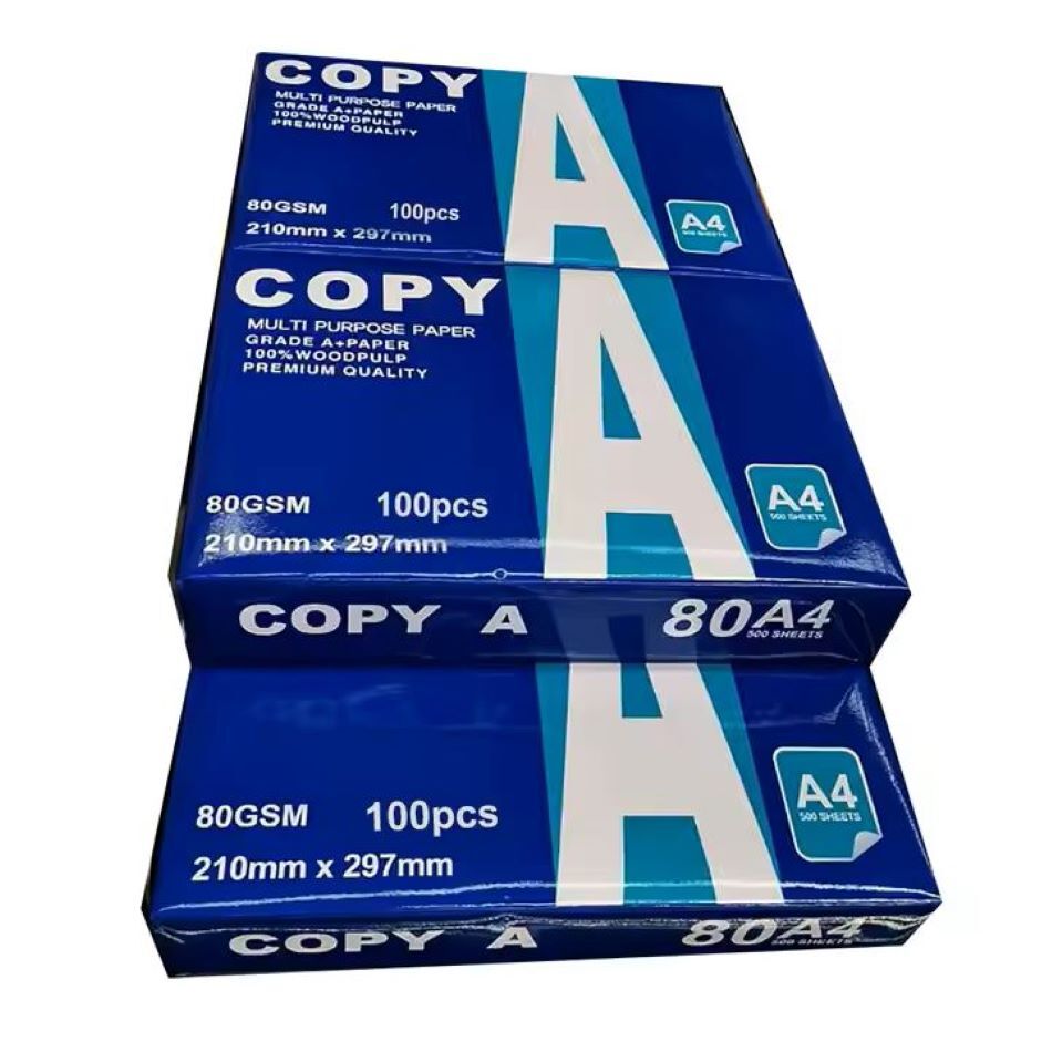 Hot Sale 70gsm 75gsm 80gsm A4 Paper 8000 Ream Copy Paper Printing Paper ...
