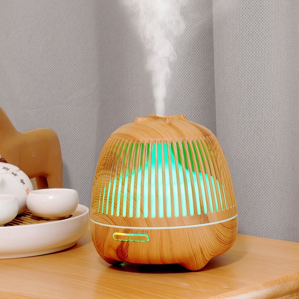 Manufacturer 550ml Electric Aroma Diffuser Essential Oil Diffuser Air Humidifier Color Led Lamp ...