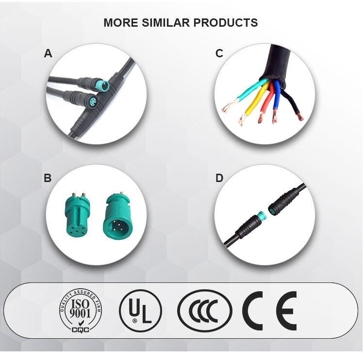 Bulk Buy China Wholesale Electric 12v Power Ip65 M8 M6 M7 Ip67 Cable ...