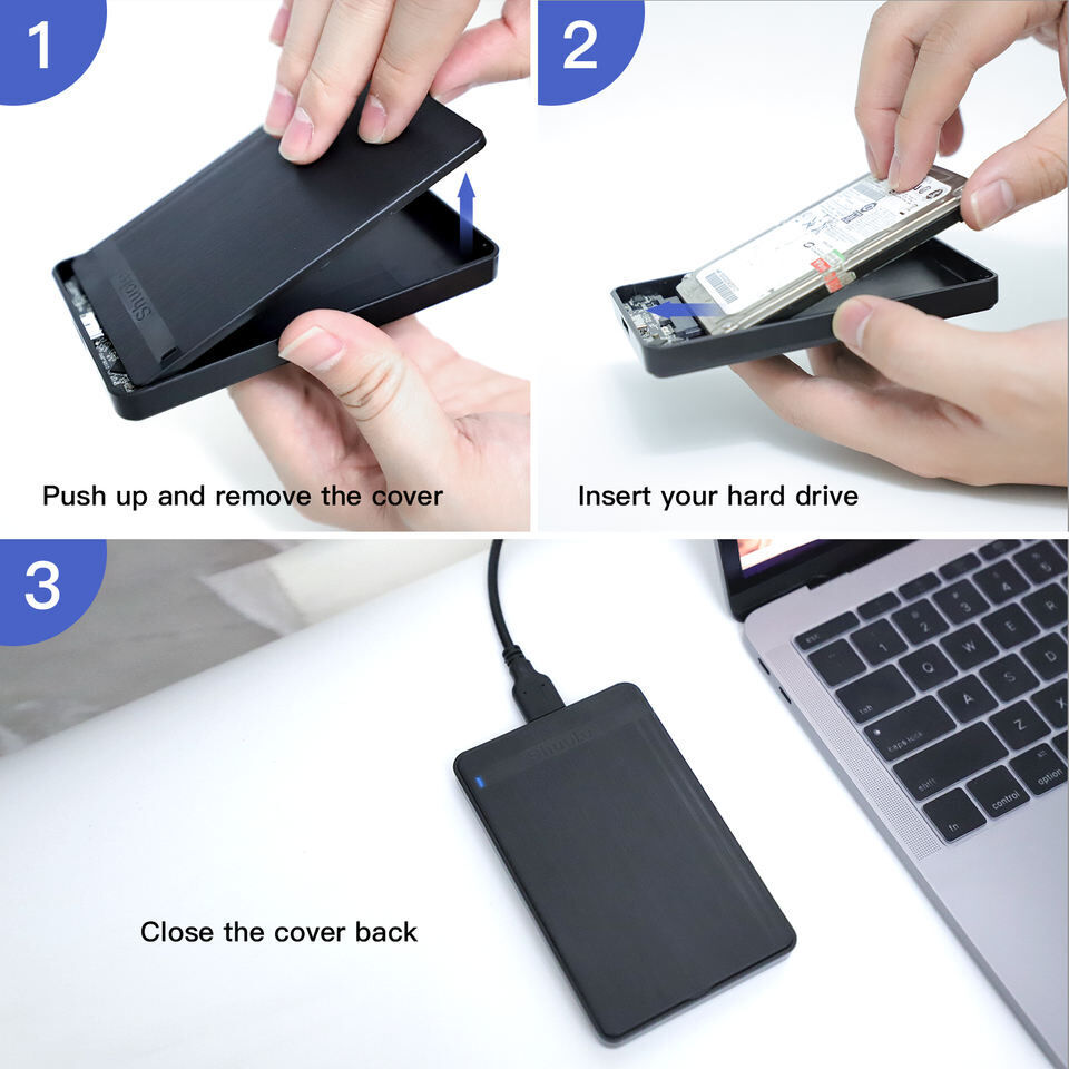Hdd Enclosure Usb 3.0 To Sata 2.5 Inch Hdd Case Jms578 - Buy China ...