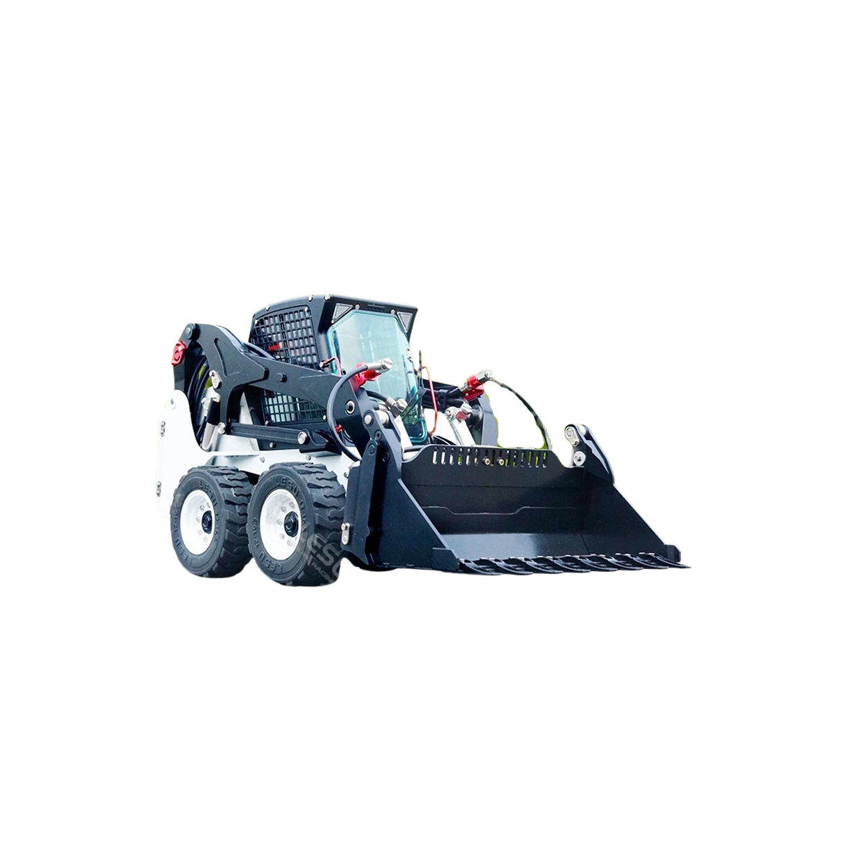 Heavy-duty Bobcat Loader With An All-wheel Drive System For Optimal ...