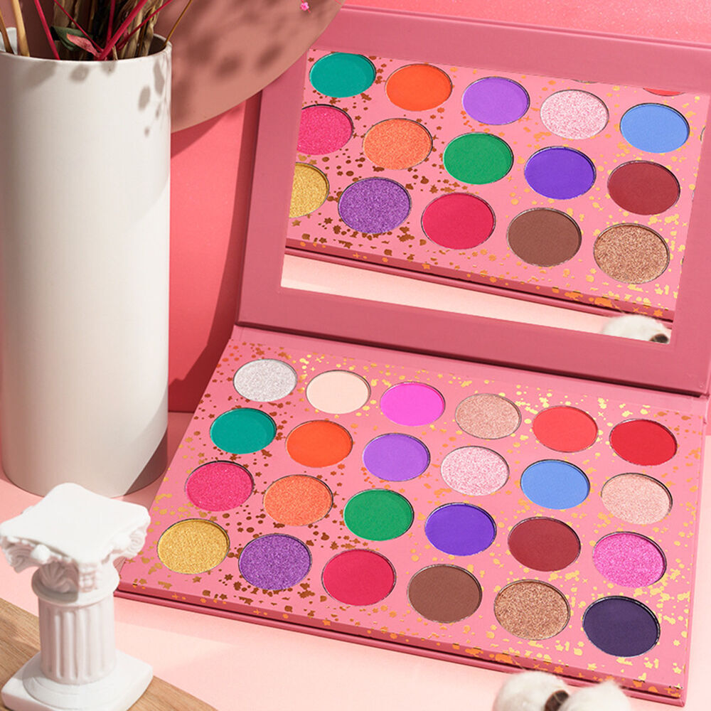 Buy China Wholesale Girl Pink Peach Cute Eyeshadow Palette Matte Fine ...