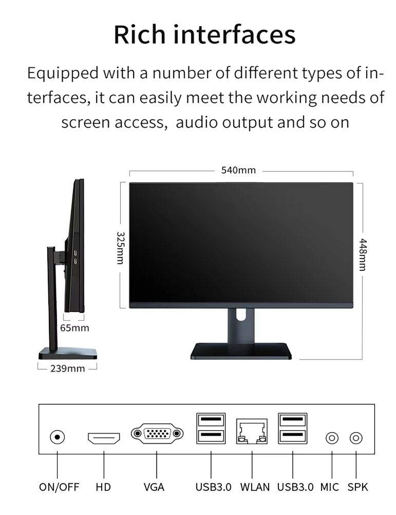 Wholesale 24" All-in-one Business Computer 13th Gen I7 Processor 16gb ...