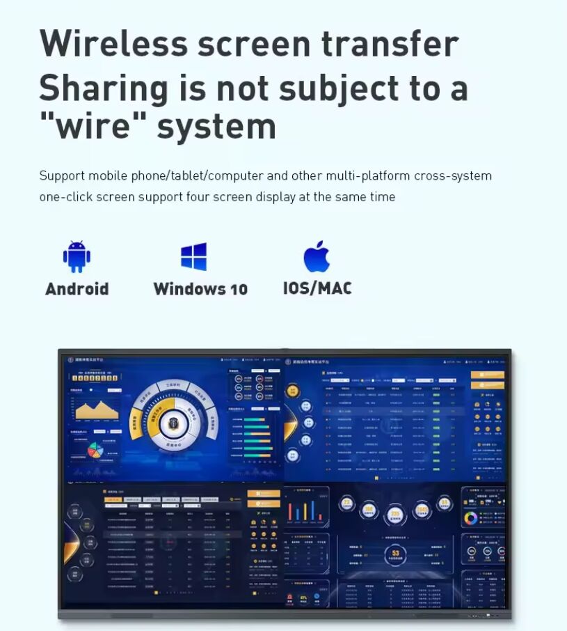 65 Inch All In One Pc Interactive Board Interactive Intelligent Boards ...