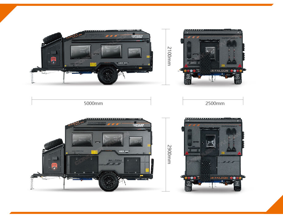 Bulk Buy China Wholesale Aluminum Utility Trailer Camping Trailer Off ...