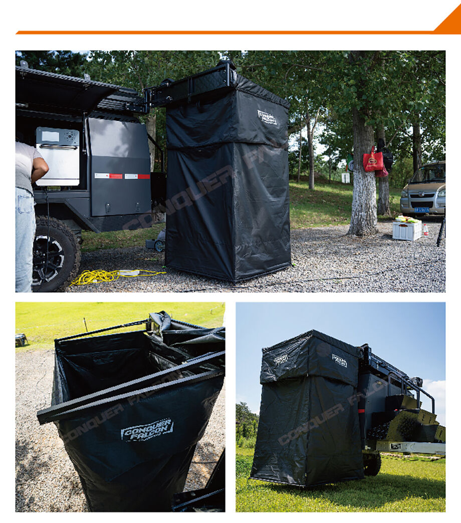 Portable Outdoor Waterproof Folding Car Side Shower Tent With Aluminum ...