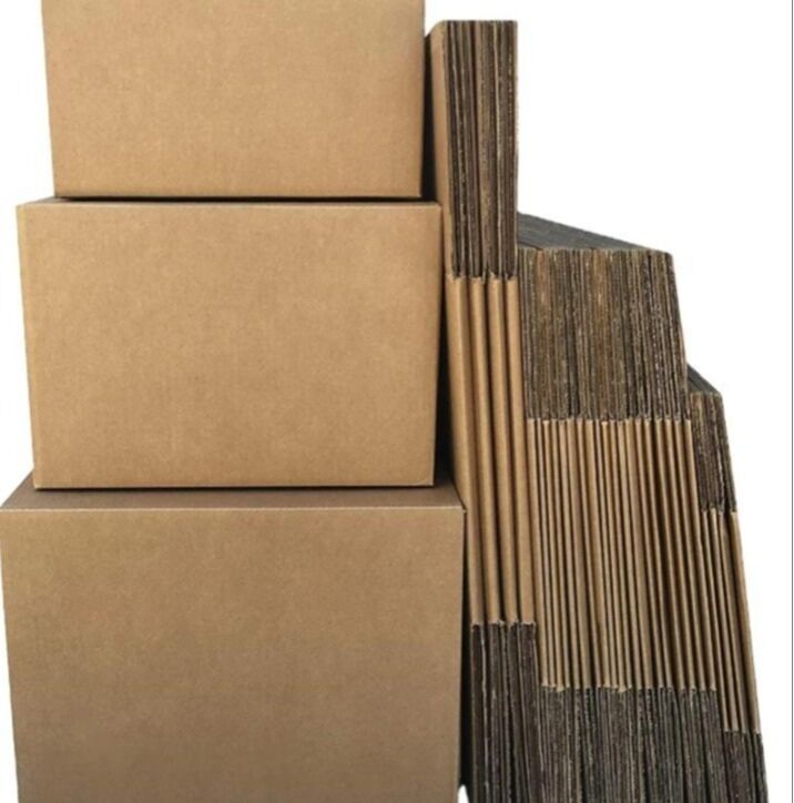 Custom Cardboard Box Logo Printed Brown Craft Boxes Packaging Kraft ...