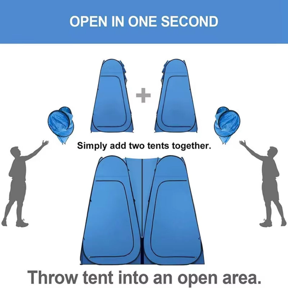 Waterproof Folding Portable Inflatable Camping Outdoor Shower Tent Pop ...