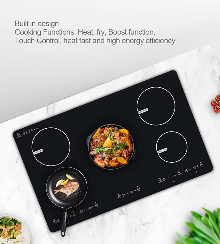 Oem Odm Available Kitchen Appliance 5 Burners 220-240v 9400w Electric ...