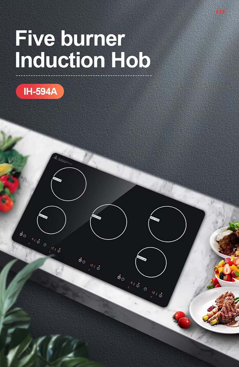 Max Power White Color 220-240v 9400w Touch Control A Grade Glass Panel ...