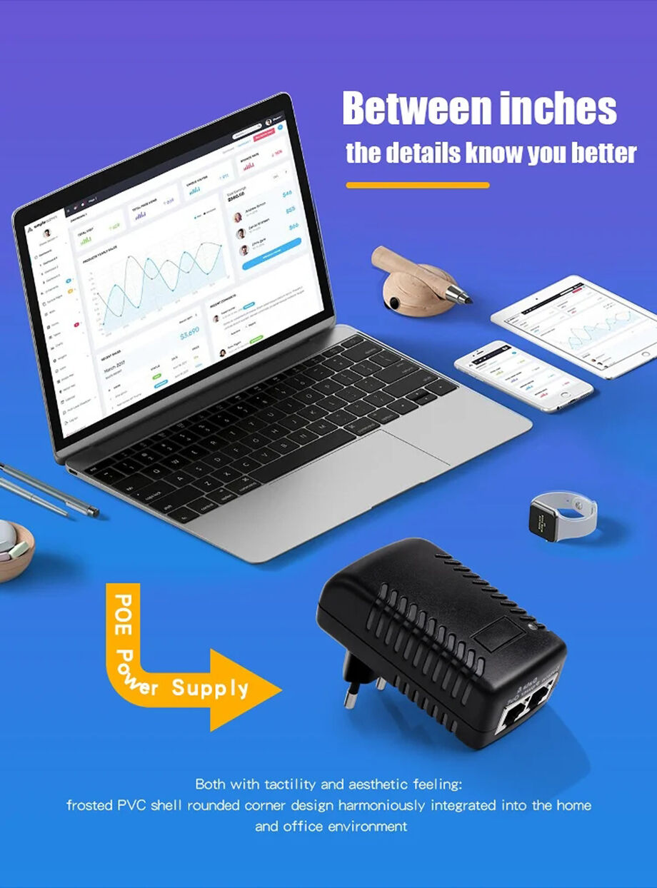 12v 2a 24v1a 48v 0.5a Ieee802.3af/at Poe Injector 48v Poe Injector ...